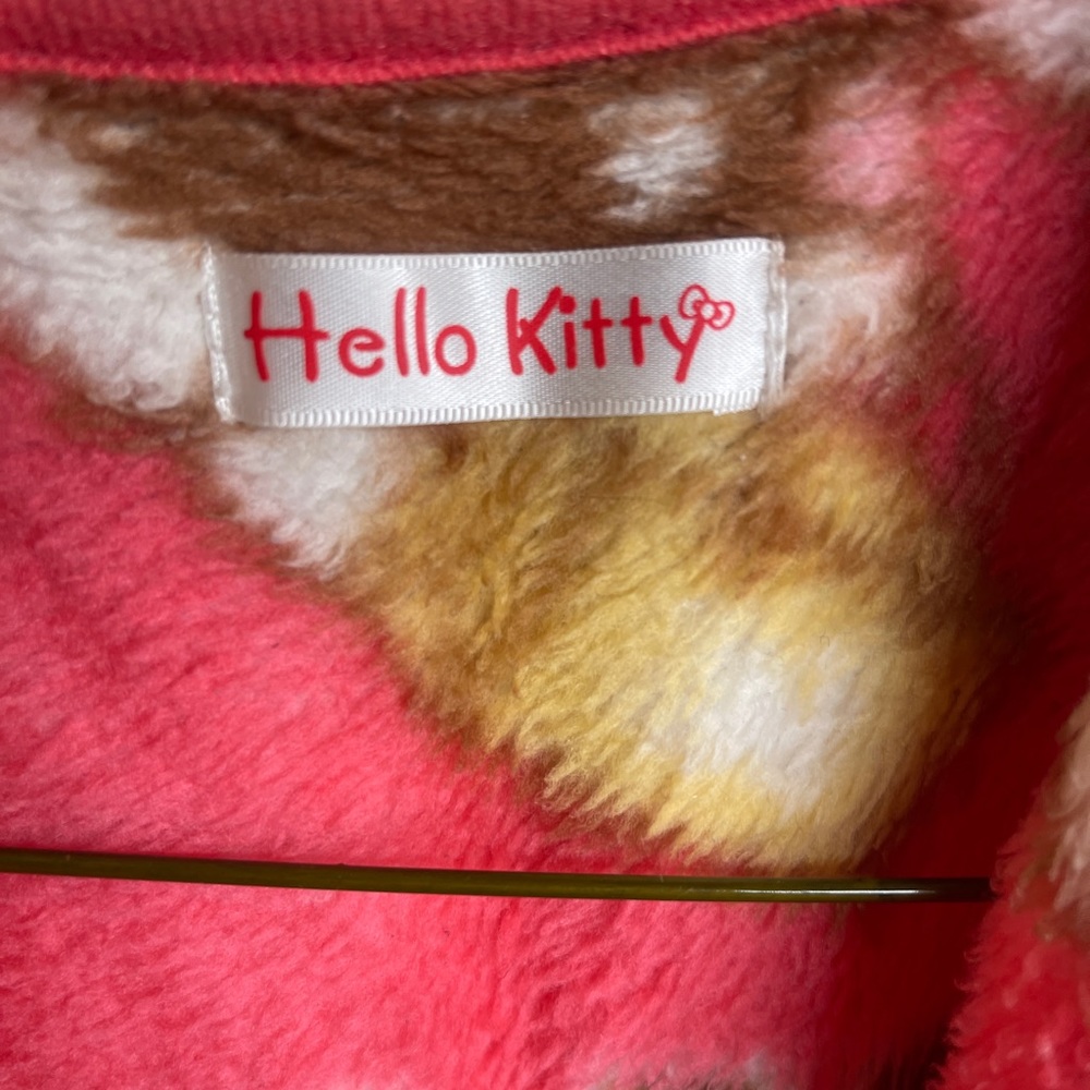 Hello Kitty Pink Furry Sanrio Vest Xs - Gem